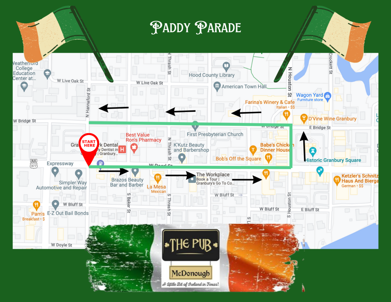 Paddy Parade - The Pub McDonough